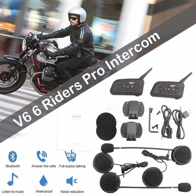 Intearcom-System Helmet Walkie-Talkie Motorcycle-Bluetooth-H