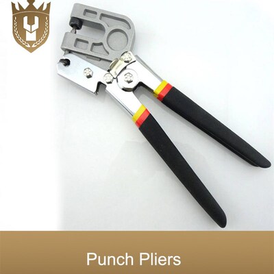 1PCS 10 Inch TPR Handle Stud CrimpFer Pincer Punch Plier Pun