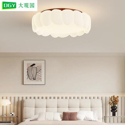 卧室灯吸顶灯现代简约全光谱温馨浪漫奶油风儿童房间灯书房灯412L