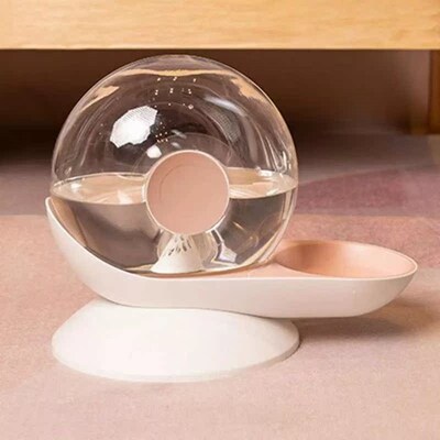 Snails Pet Automatic  Bubble ACat Water Bowl Fountain For Pe