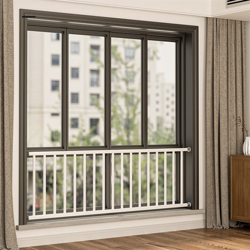 儿童安全护栏防护栏窗户栏杆隐形防盗窗室内阳台飘窗家用自装免钉