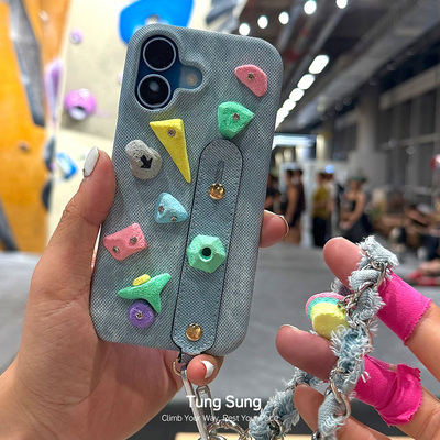 TungSung小清新牛仔纹手机壳