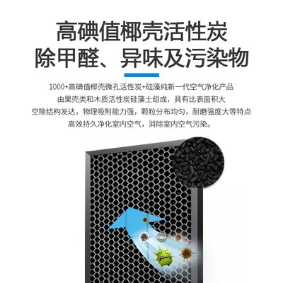 适配夏普空气净化器过滤网KI-60TX1-W/KC-G60L-NW/FZ-D60HEF滤芯