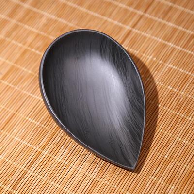 歙砚水波纹原石砚滴n 滴水砚台 文房四宝小楷抄经行囊砚精品老坑