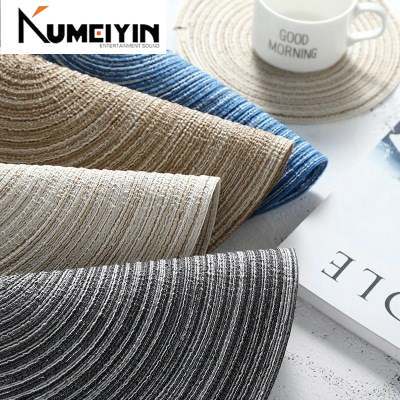 极速Placemat thremad round table mat ulation pad coaster bow