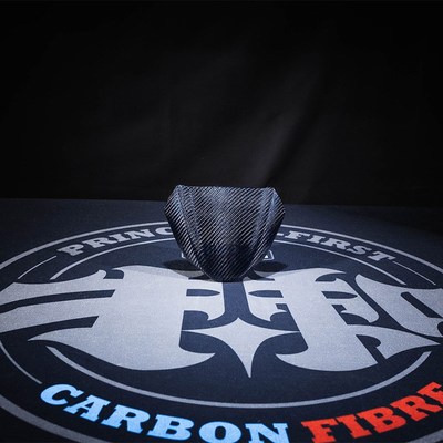 春风极核电动车AE4 AEu5改装l蓝丝碳纤维挡风板前面板导流罩