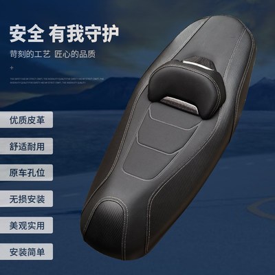 适用钱江QJ迅150天鹰TX250力帆蓝鲟降低坐垫腰靠座垫X总成改装配