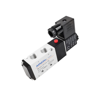 气动4v210-08电磁控制阀220v气缸换向阀24v电磁阀4v310-10气阀12v