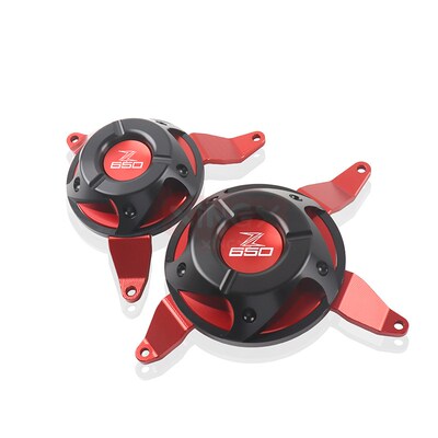 适用川崎忍者NINJA650r Z650 17-22 改装发动机防摔边盖引擎保护