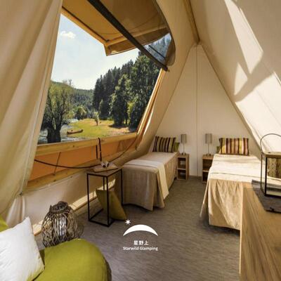 帐酒店篷制营地民宿度假XYS北极景区帐篷定湖子泊茶园团综亲拓展