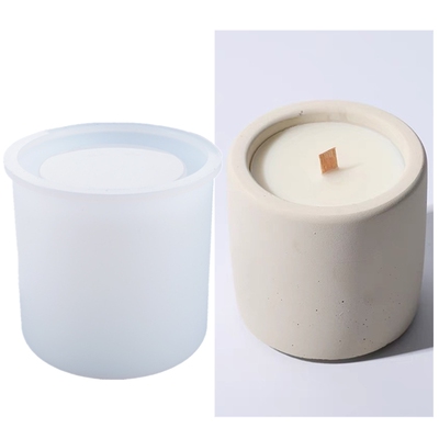 极速Pen Holder Mould DIY Resin Coaster Mold PRound Cylinder