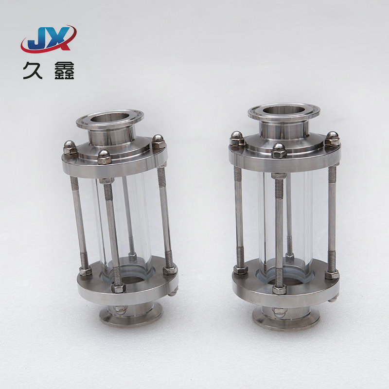 新品不锈钢视镜304卫生级卡箍式直通玻璃管道视盅快接Z头卡盘视镜