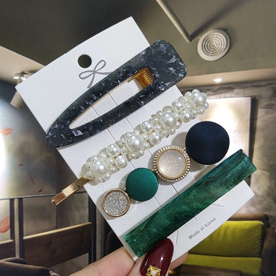 极速l Hairpins Set Geometric Hair EAccessories Hairgrip Bath