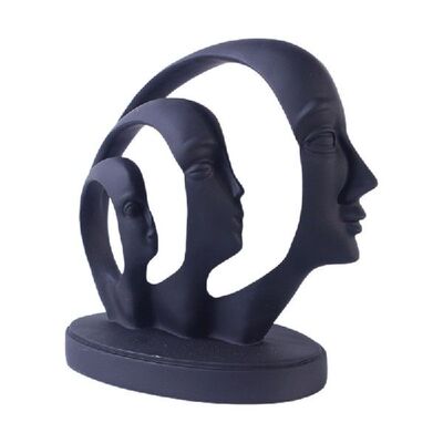 极速Half Face iResin Figurine Garden Statue Multifunction Ar