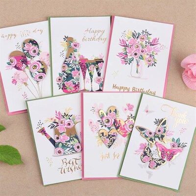 新品happy birthday cards big size greeting cards wisheZs car