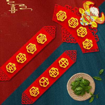 新品Chinese New Year Traditxional Culture Dancing Lion Coupl