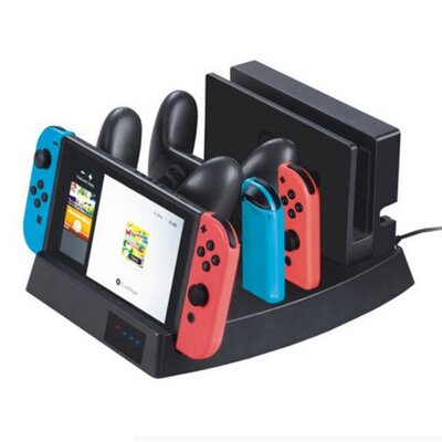 新品6 in1 Charjging Dock For Nintend Switch Joy-con Controll