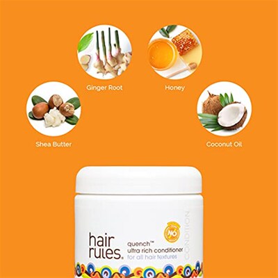 极速Hair Rules Quencsh Ultra Rich Conditioner 8 fl oz