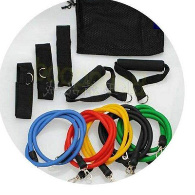 极速11pcs in 1 Set  Resistance Bands TJubes GYM Exercise for