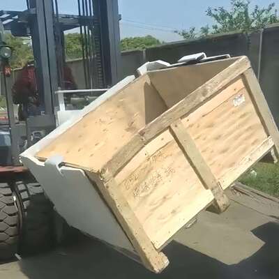 普尔夫冰箱旋转器叉车抱夹属具油电动油桶纸包棉布卷夹废料夹安装