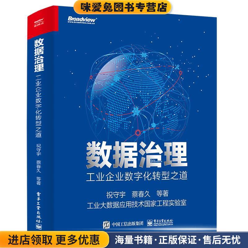 数据治理:工业企业数字化转型之道(正版收藏品)祝守宇电子工业出版社9787121395970