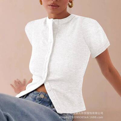 Women'S Short Knit Cardigan Sweater Knitwear Womenswear