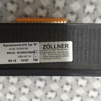 议价ZOLLNER SIGNAL-AUTOMAT 6+S船舶雾笛电笛号控制器