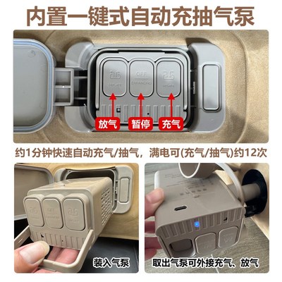 狮铂拓界后备箱床狮跑车载充气床EV5原车气垫床赛图斯车用旅行床