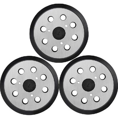 极速3 Pack Sander Pads For MakAita, 5Inch 8 Hole Replacement