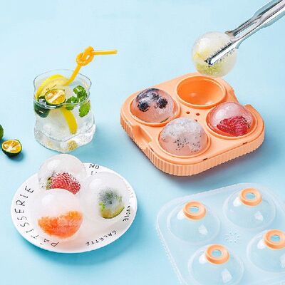 极速Silicone Sphere Ice Cube Mold KiJtchen Stackable Slow