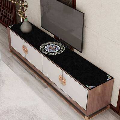 新品Livbing room leather TV v Cabinet tea f tablecloth table