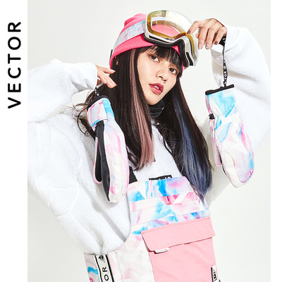VECTOR新款滑雪手套男女防水加厚单双板内分指内五指保暖滑雪手套