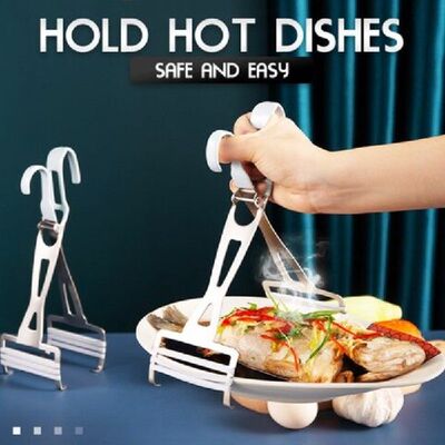 极速1Pcs Multifkunctional Dish Holder, Anti-scald Dish Holde