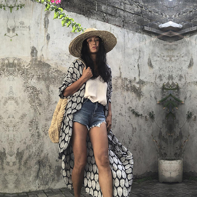 极速Kaftan Beach Tunic Beach vzer up Saida de Praia Swimsuit