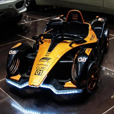 儿童电动赛车2-6岁男女孩可坐大人四轮漂移车F1卡丁车亲子玩具车