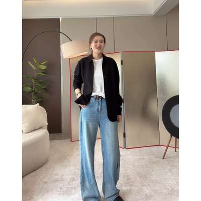 AJDE｜羊毛定织蓬松回弹蓬松外套