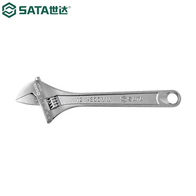 世达（SATA）光柄活动扳手活扳手12英寸大活头活嘴活口扳手05304