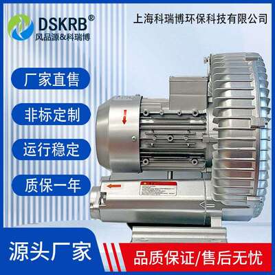 气力输送槽风机送风旋涡风机曝气用高压气泵生物发酵风机鼓风泵