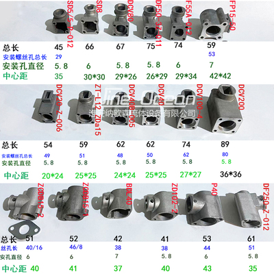 支架盖液压分配器配件ZT ZDa15 DCV DF DF50 BDL SD农机钻机吊机
