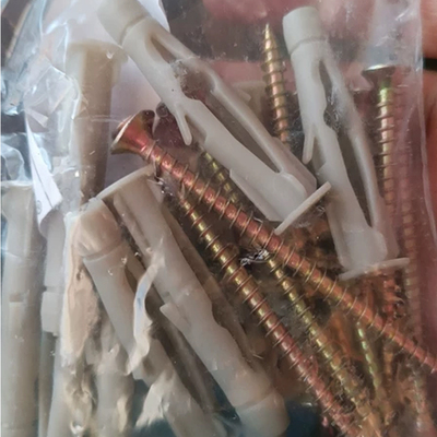 中空型蓬胀管塑料膨胀螺丝蜂窝空心砖瓷砖墙面大理石干挂用6810mm