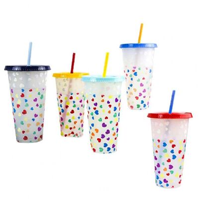 5Pcs Water Cup Random Color Eco-friendly Plastic Camping
