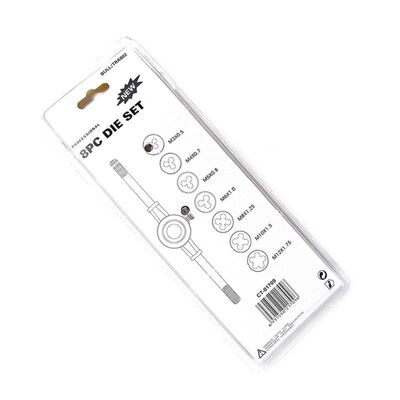 好货2021 New 8pcs Metric Adjustable Tap Die Wrench Set M3/4/