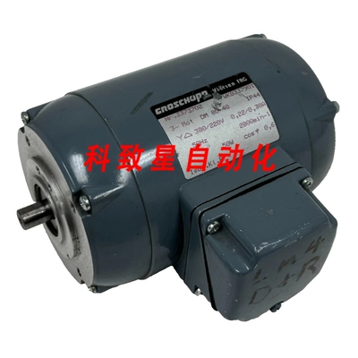 工业配件GROSCHOPP 3373702电机WK0337901.22-38A 380/220V