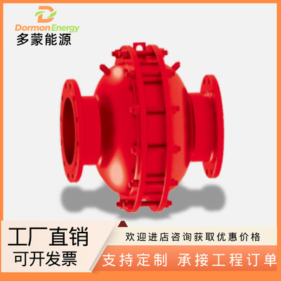 江苏南京多蒙石化化工多规格管道阻火器 DM8110管道阻爆燃阻火器