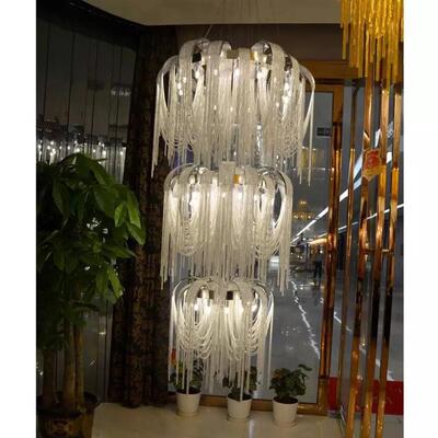 中山工厂直销后现代客厅餐厅灯Atlantis别墅酒店灯饰家用流苏大型