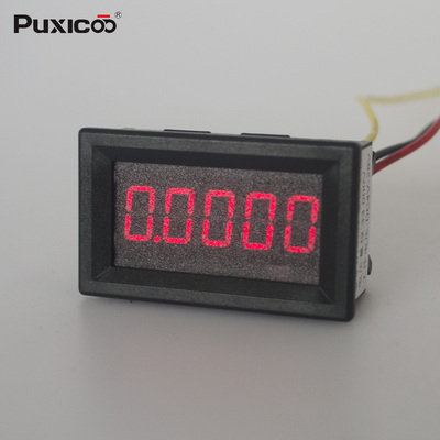 5位直流DC数字数显电压表头可测电压0-99.999V 50V 200V 含专票
