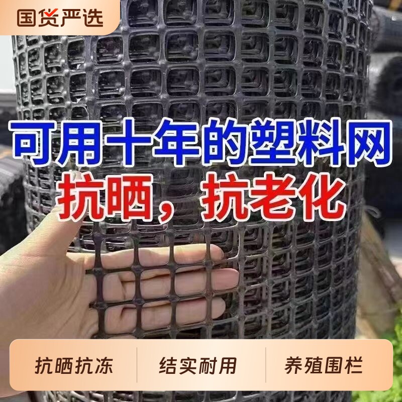 养鸡塑料网围栏养殖防护圈菜园护栏拦鸡鸭网家用栅栏户外隔离小孔