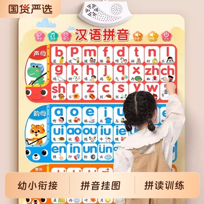汉语拼音挂图拼读训练幼小衔接