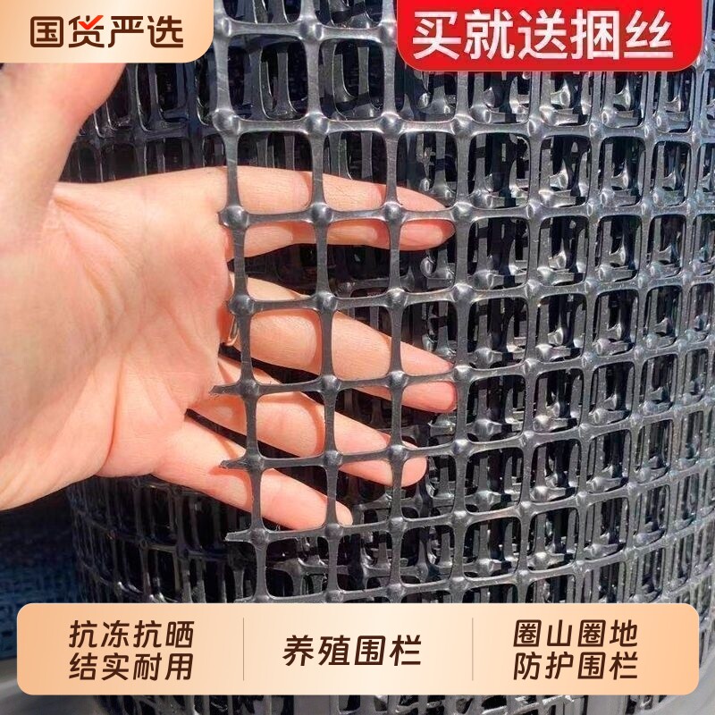 加厚养鸡养鸭塑料围栏网养殖网防护隔离网玉米网栅栏网网格小孔