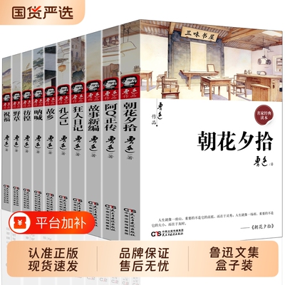 鲁迅全集10册正版经典作品集